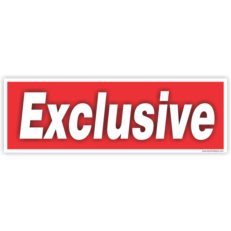 Removable SOLD Decals – Studio 4 Signs