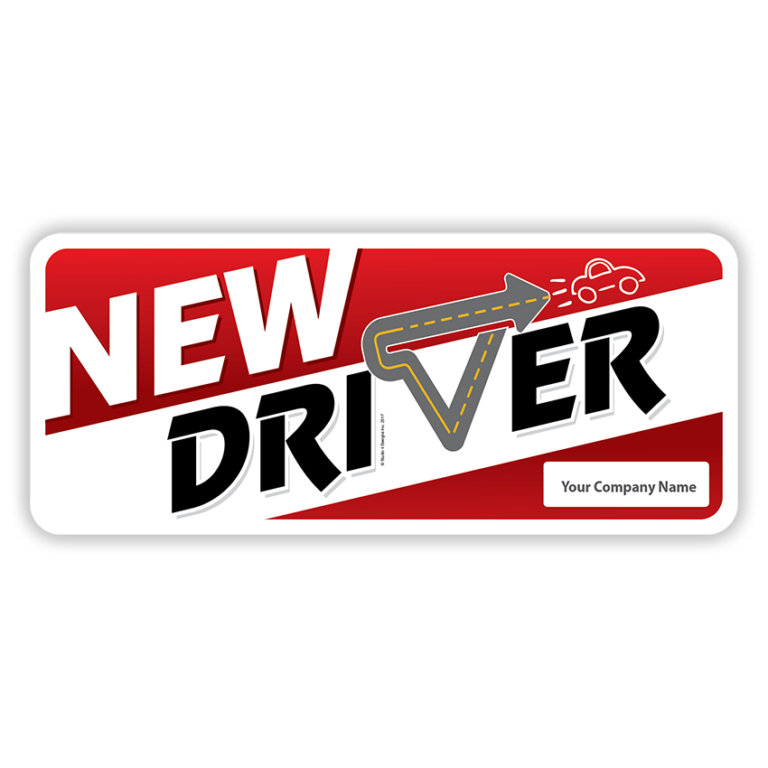 New Driver Decals/Magnets – Opt 7 – Studio 4 Signs