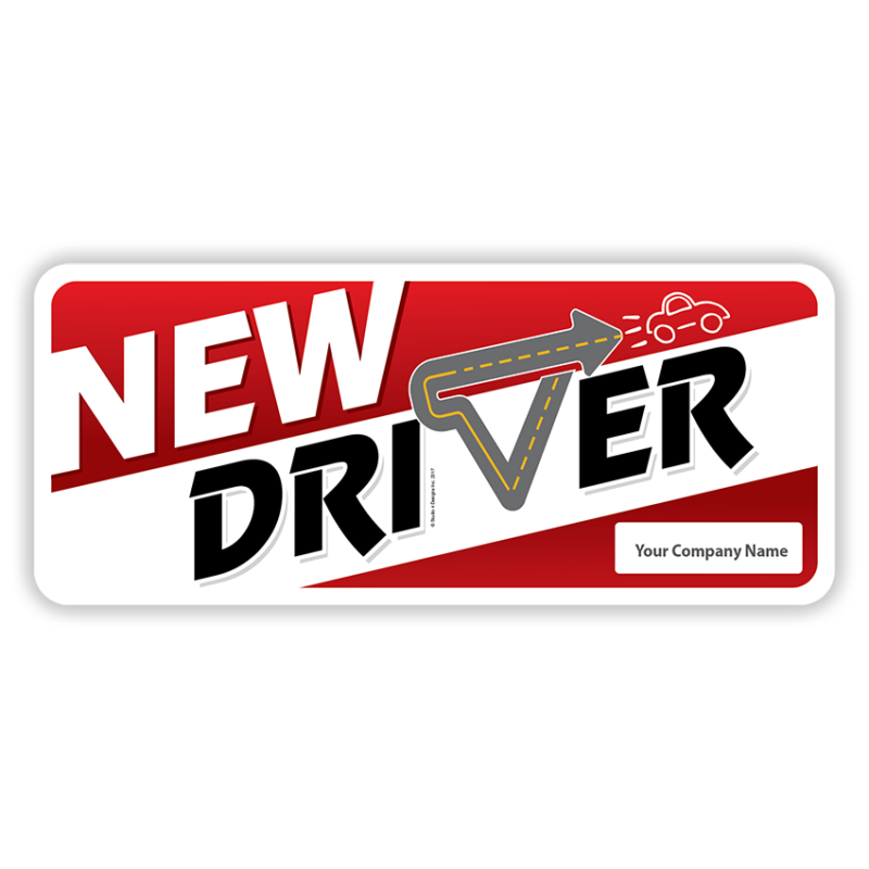 New Driver Decals/Magnets – Opt 7 – Studio 4 Signs