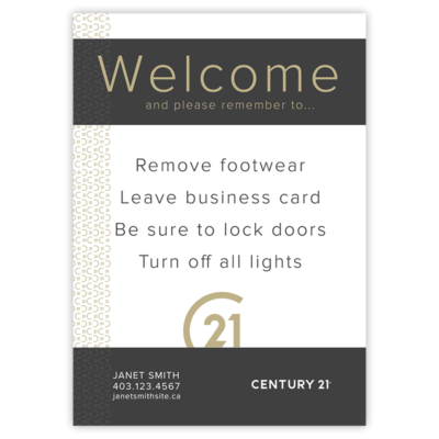 Custom Welcome Signs – Studio 4 Signs
