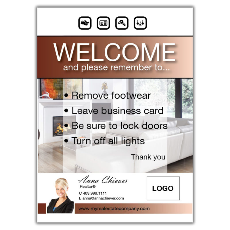 Welcome Signs (Design VIII) – Studio 4 Signs