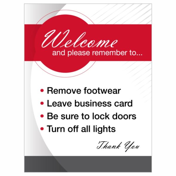 Multi-Color – Welcome Sign – Studio 4 Signs